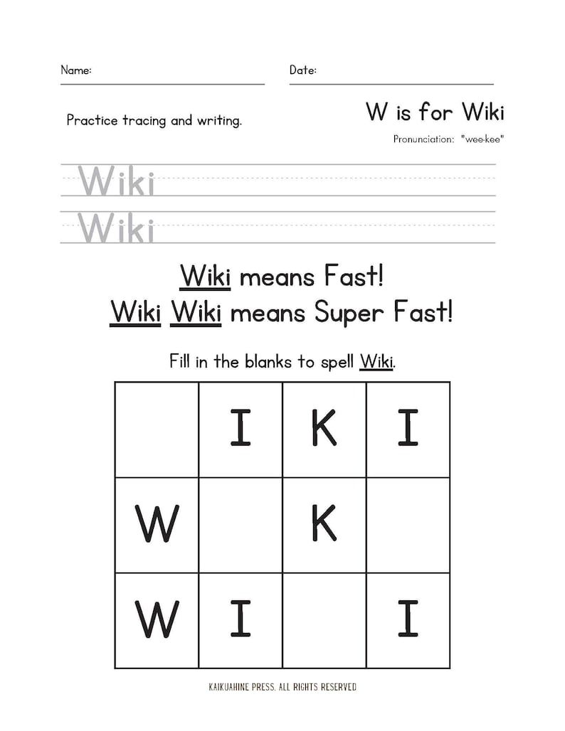 Olelo Hawaii Alphabet Printable Hawaiian Language Worksheets for Kids ...