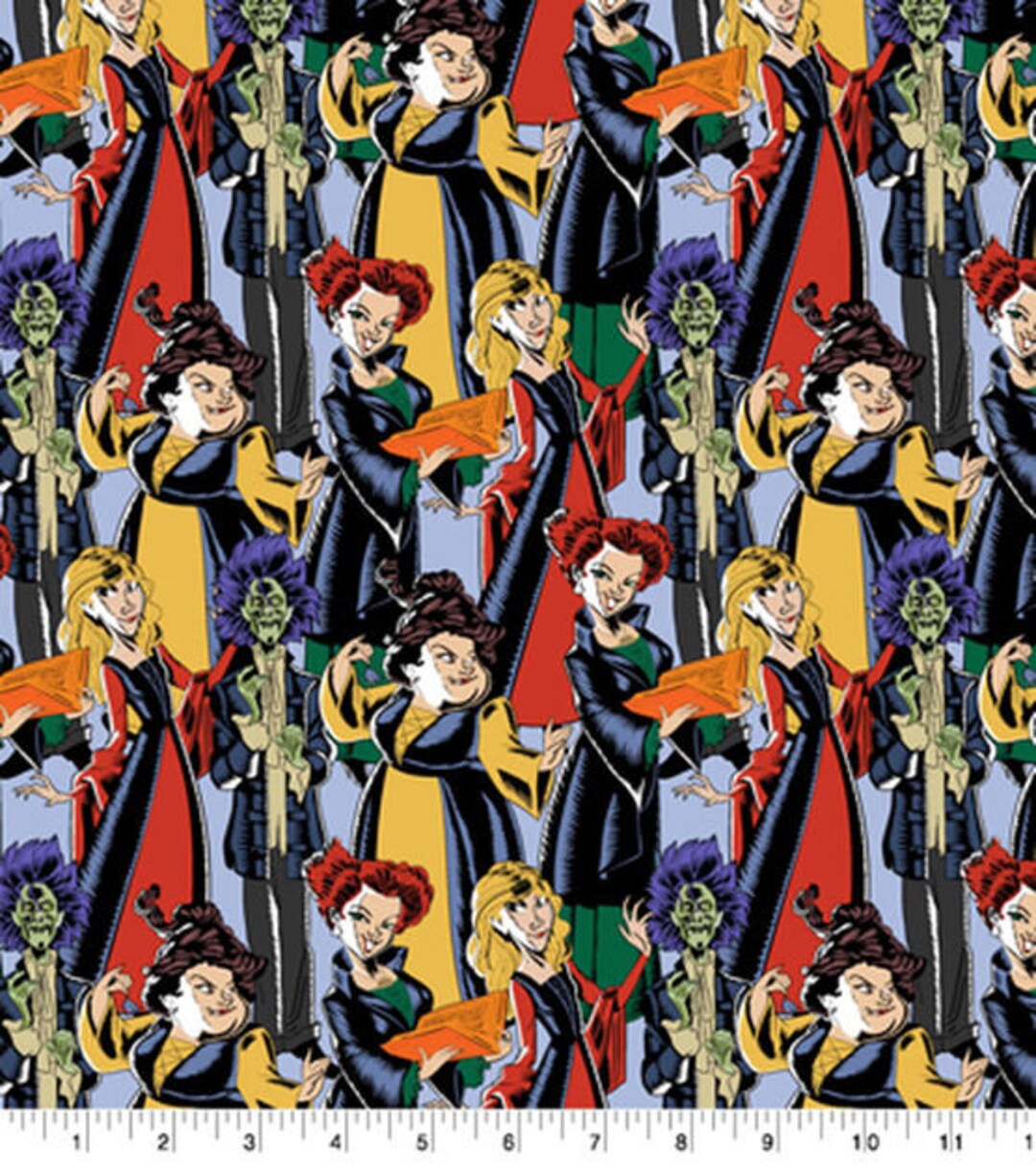 Hocus Pocus Pack Cotton Fabric by the Half Yard - Hard to Find - Etsy