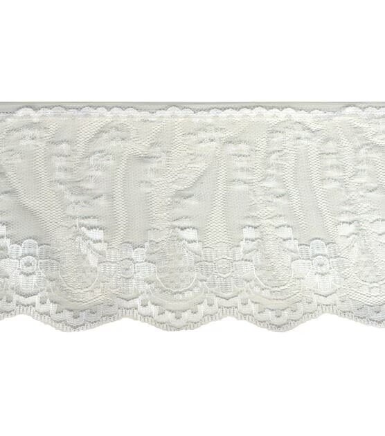 Simplicity 3.5 Inch Fancy Lace White Trim Sold by the Yard - New - Etsy