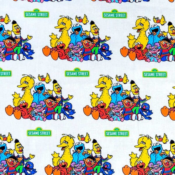 Sesame Street Fabric - Etsy