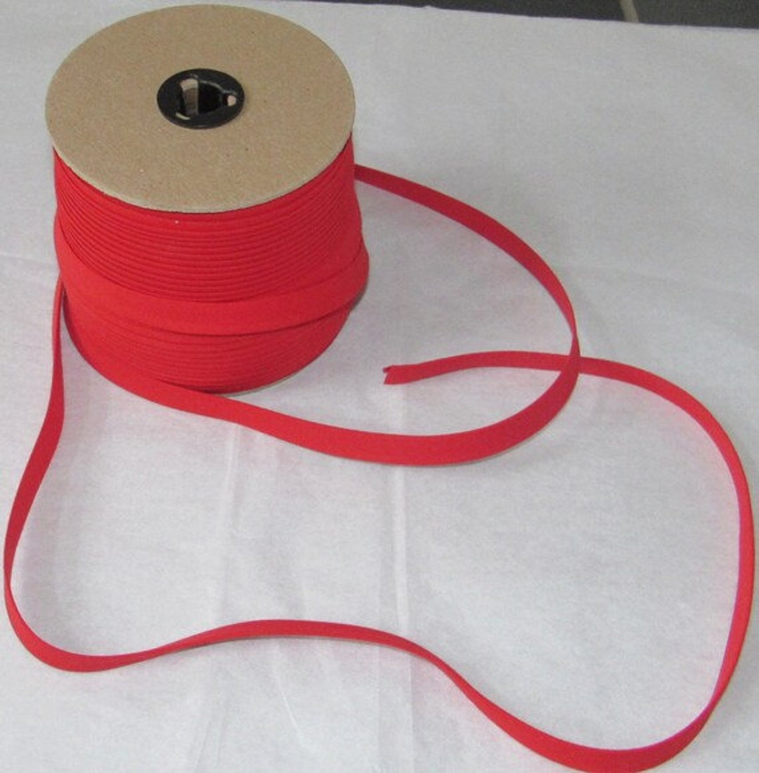 Bias Tape RED - 1/2 Inch Double Fold Extra Wide - Sold in 10 Yard ...