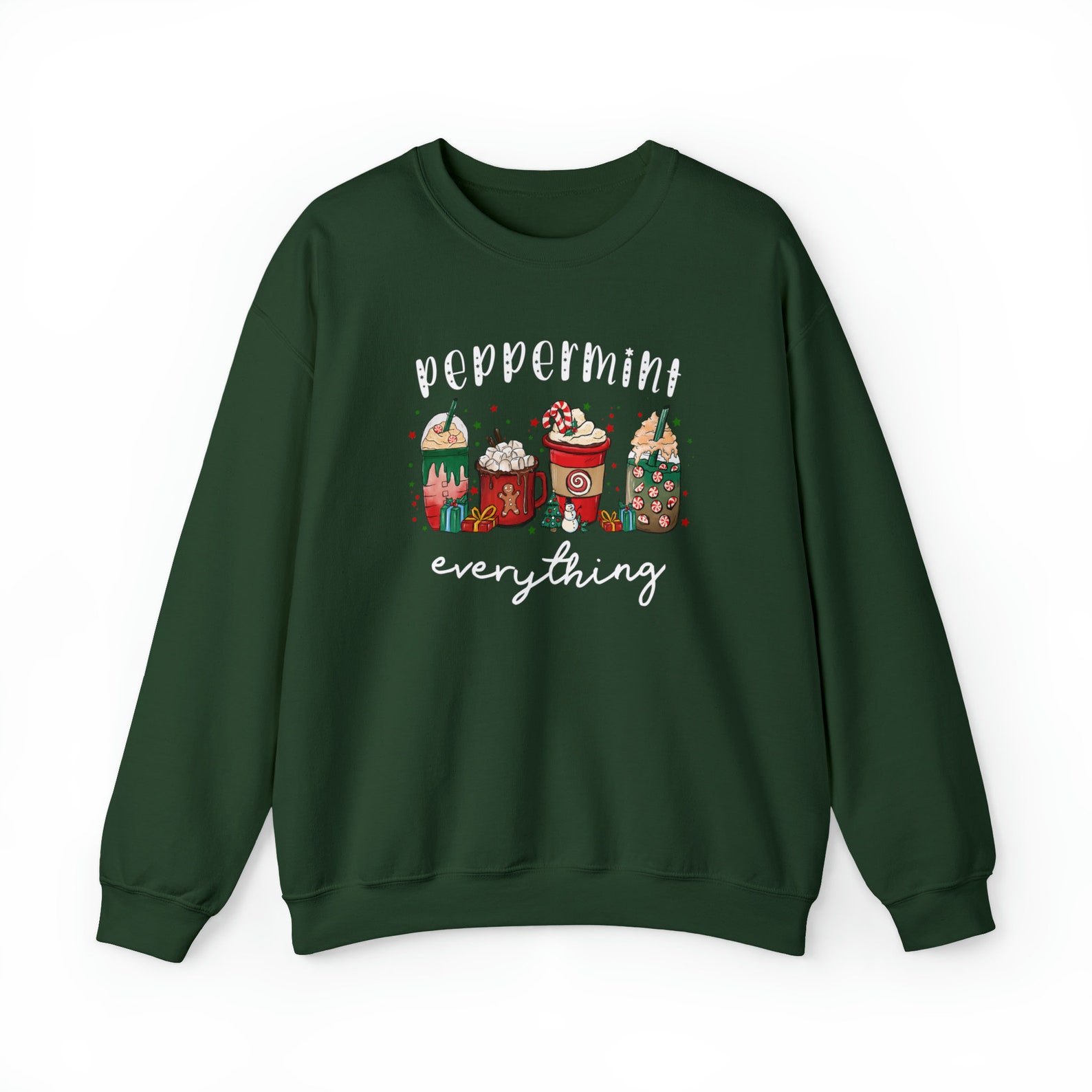 Peppermint Everything Christmas Coffee Sweatshirt / Gift for Christmas ...
