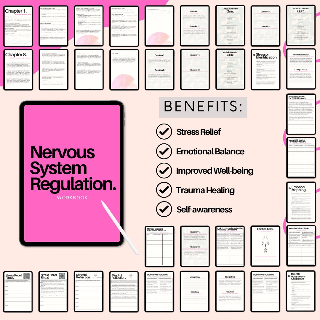 Self-regulation Bundle, Nervous System Regulation, Self Worth Booster ...