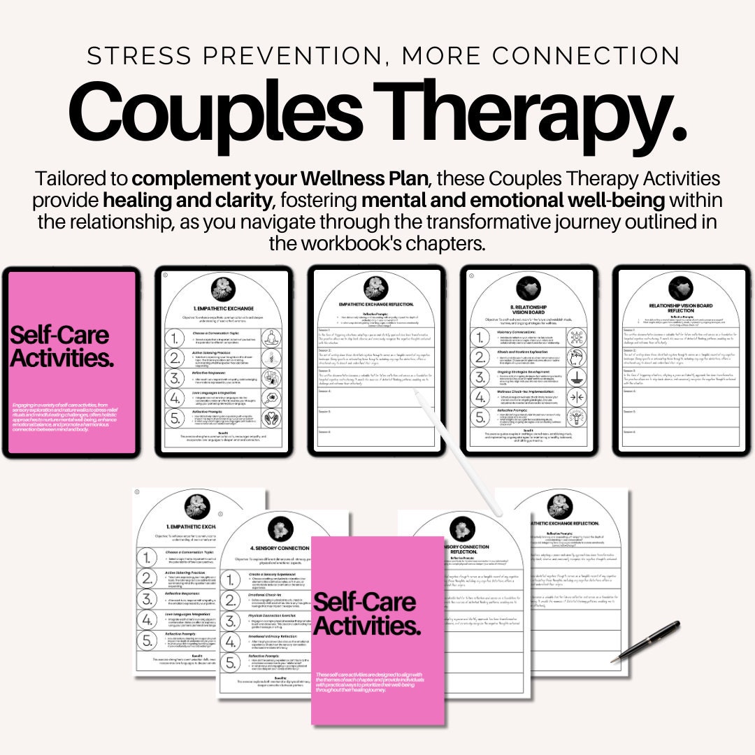 Couples Therapy Workbook: 300+ Prompts & Exercises (PDF Download) - Etsy