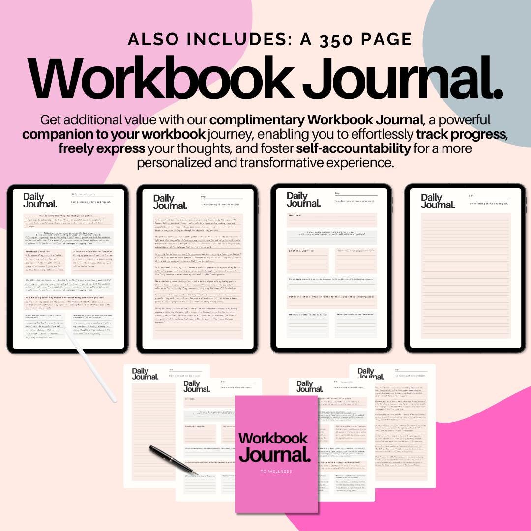 Acceptance & Commitment Therapy Workbook Bundle: ACT Worksheets and ...