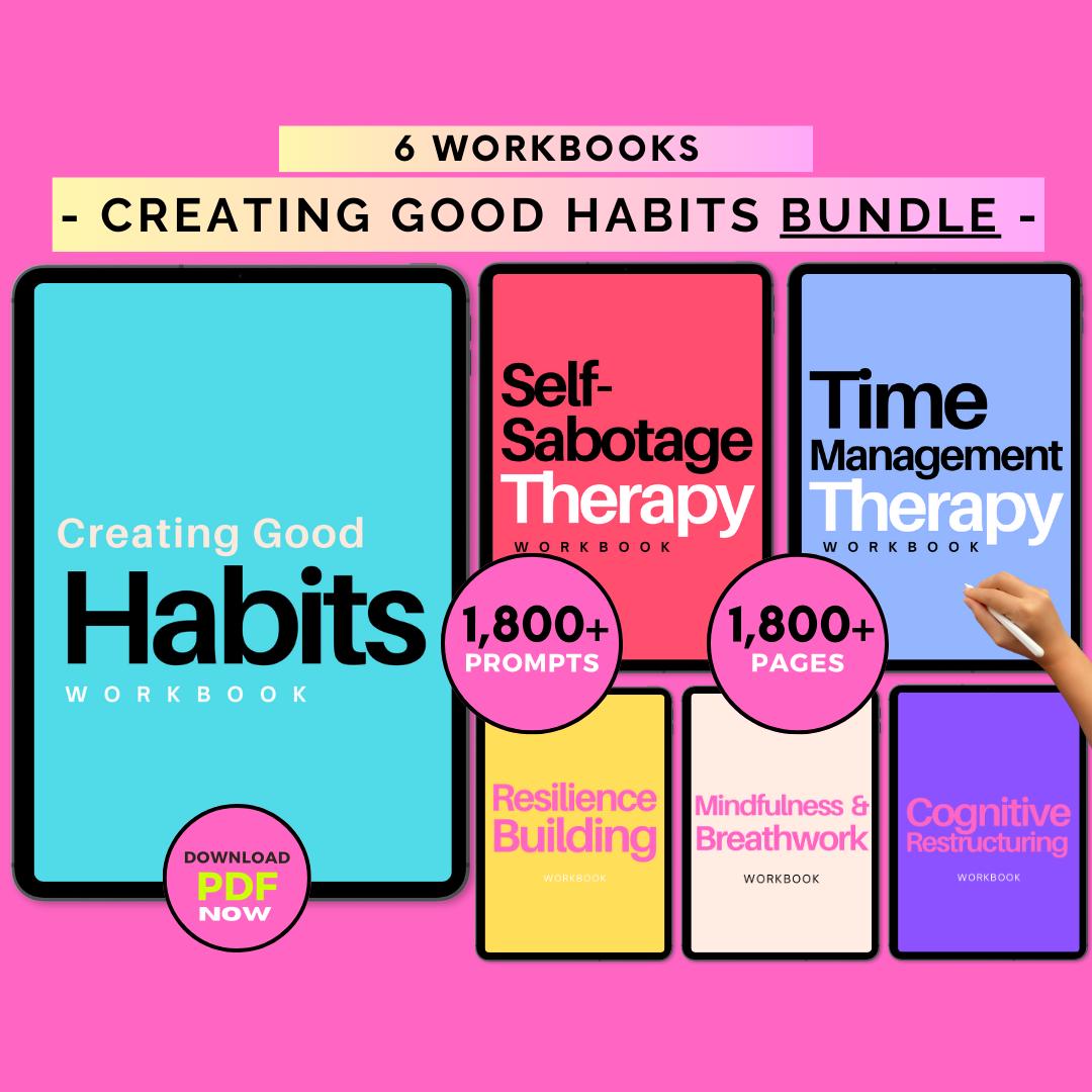 Habits Workbook, Habits Printable Goodnotes, Procrastination Workbook ...