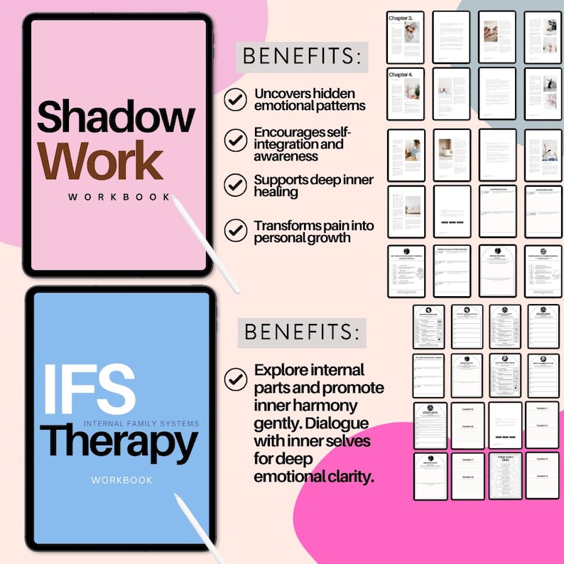 Shadow Work Workbook & Journal Bundle: Inner Work Prompts + Printable ...