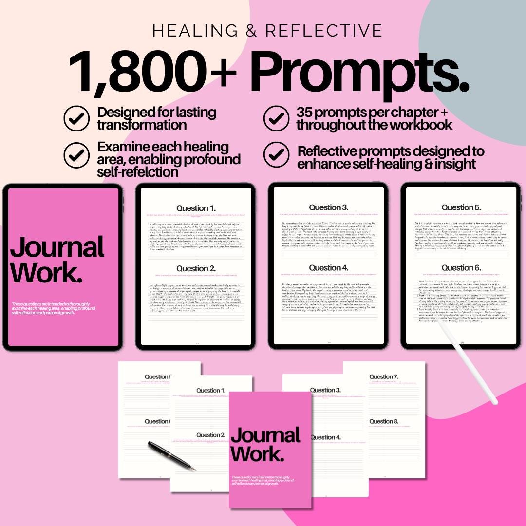 Rejection Therapy Workbook Bundle: Healing Rejection Sensitivity ...