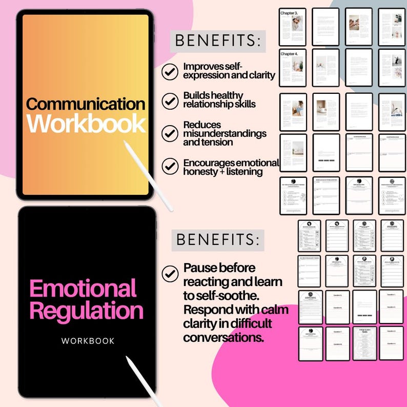 Communication Workbook & Worksheets Bundle: Nonviolent + Assertive ...
