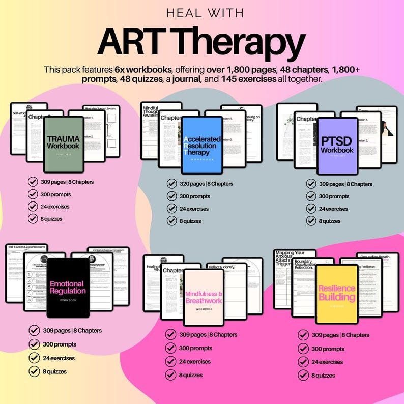 Accelerated Resolution Therapy Bundle, ACT Worksheets, ACT Therapy, Act ...