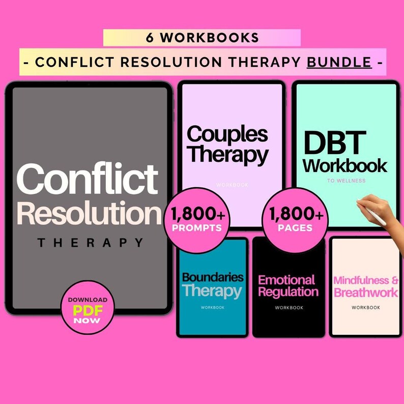 Conflict Resolution Therapy Bundle, Conflict Resolution for Couples ...
