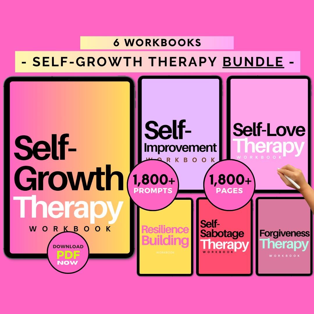 Self-growth Workbook & Worksheets: Growth Mindset Planner and Journal ...