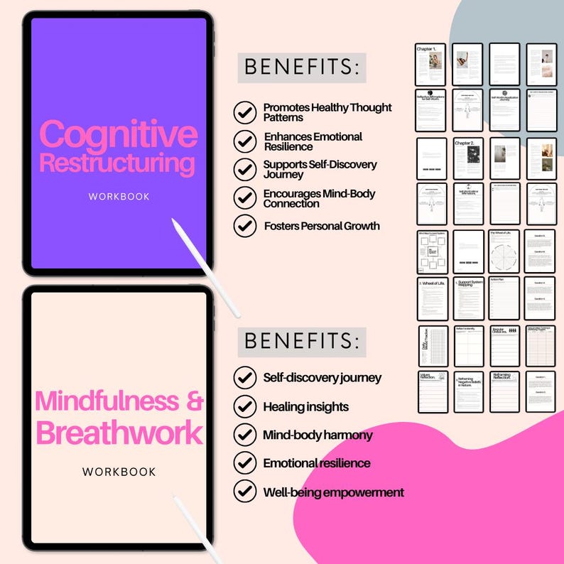 Habits Workbook Bundle: Daily, Healthy & Goal-setting Worksheets ...