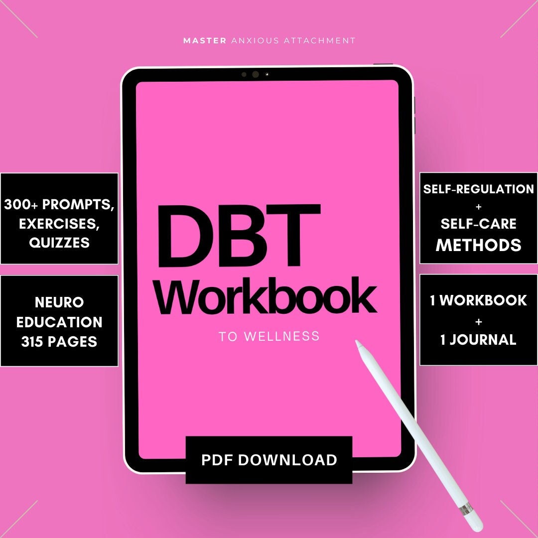 Dbt Workbook, Dbt Prints, Dbt Worksheets Adult, Dbt Skills Worksheet ...