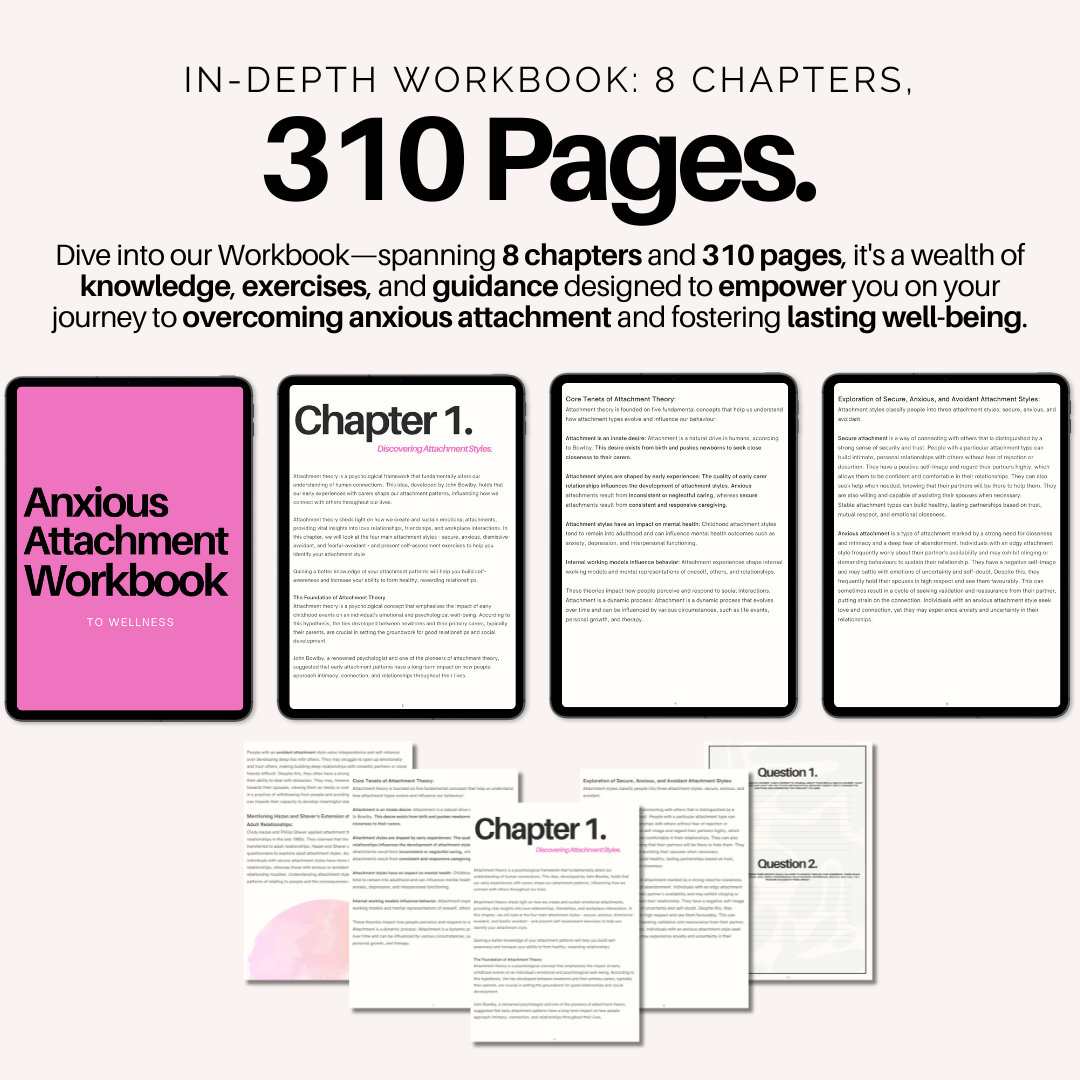 Anxious Attachment Workbook: 300+ Prompts & Exercises (PDF Download) - Etsy