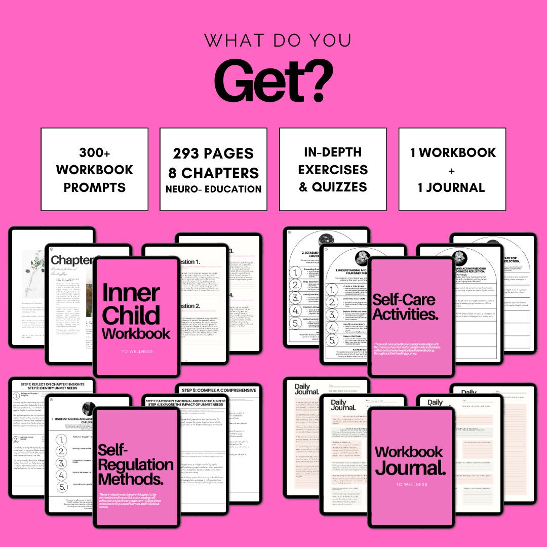 Inner Child Journal, Inner Child Workbook, Inner Child Work, Inner ...