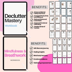 Declutter Therapy Workbook Bundle: Printable Planners, Checklists ...