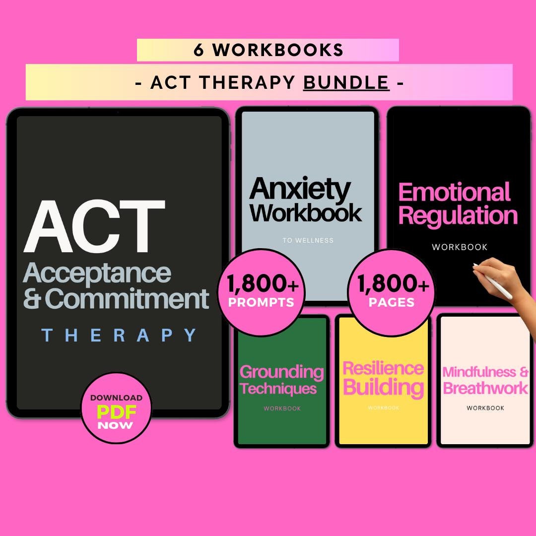Acceptance Commitment Therapy, Act Worksheets Therapy, Act Therapy ...