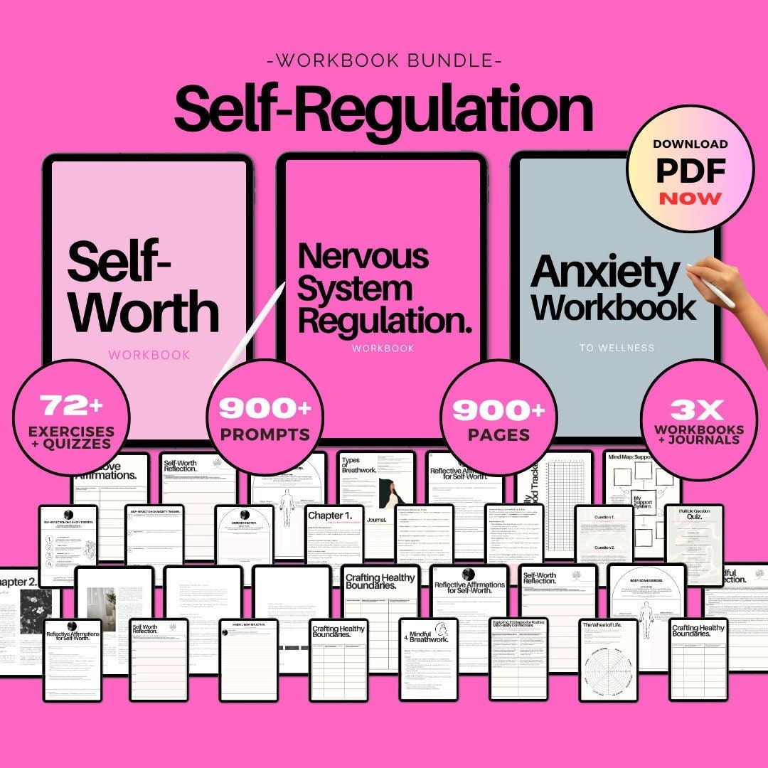 Self-regulation Bundle, Nervous System Regulation, Self Worth Booster ...