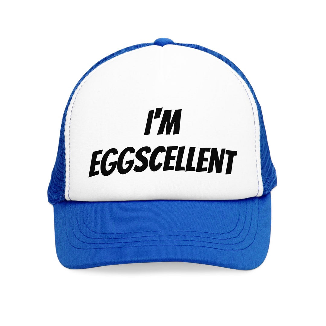 I'm Eggscellent Cap - Etsy