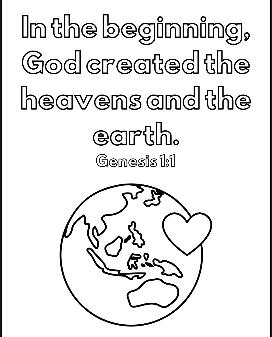 Kid's Christian Activity Book: the Book of Genesis - Etsy