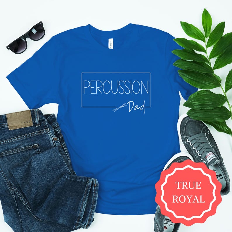 Percussion Dad Shirt, Drumline Daddy Tee, Band Shirt for Men, Music Dad ...