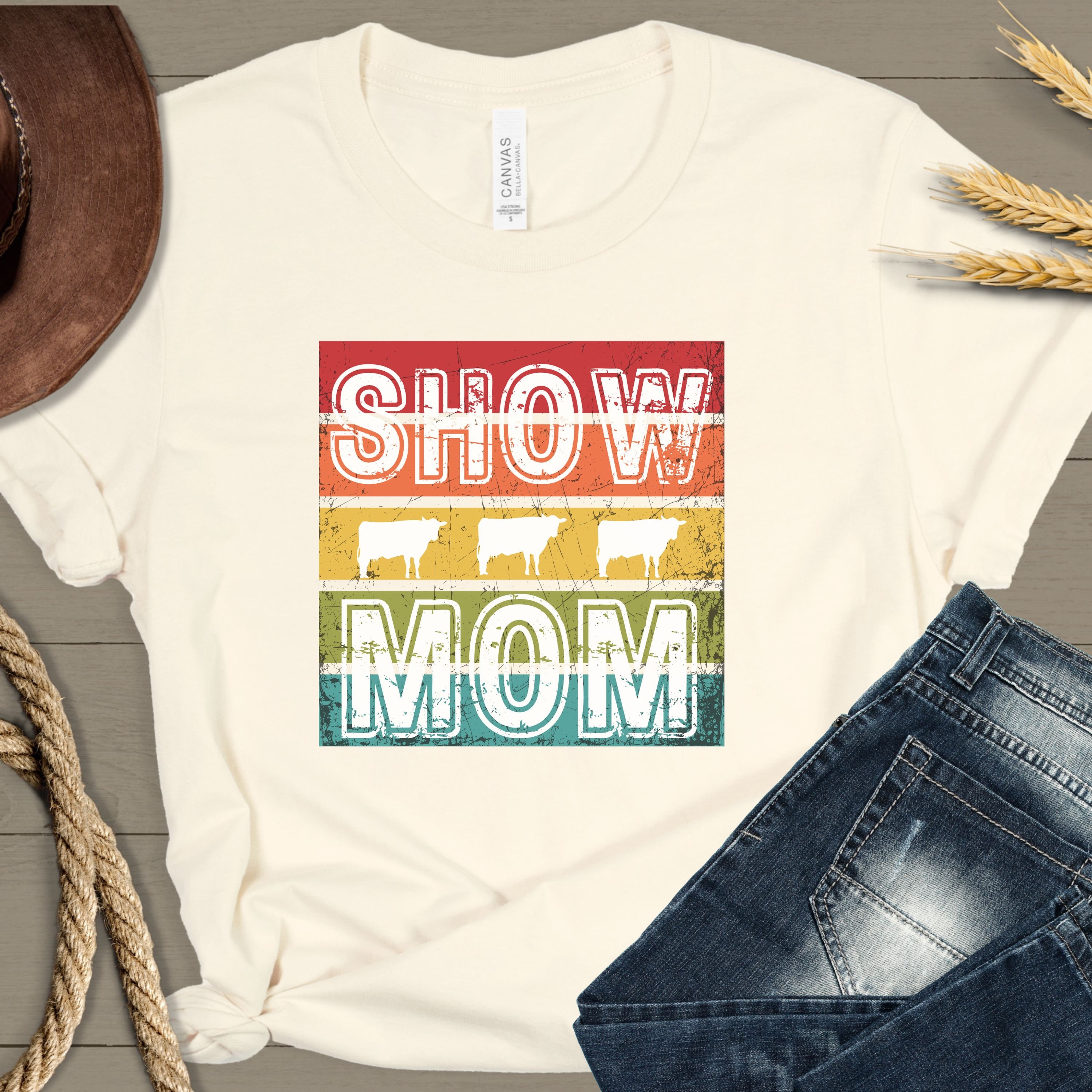 Cow Show Mom Shirt, Cow Show Shirt, Livestock Mom Shirt, 4-H Mom Shirt ...