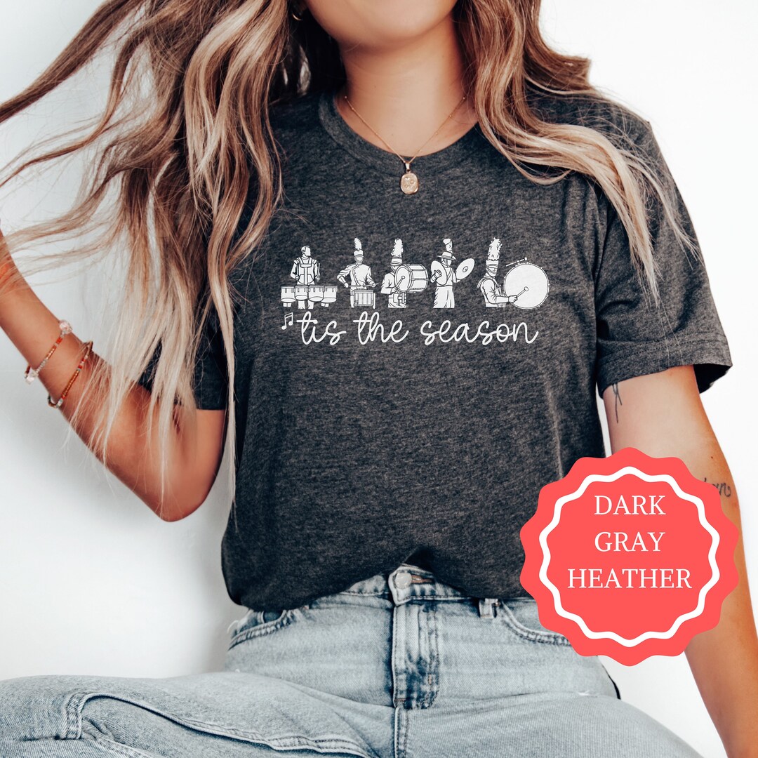 Tis the Season Percussion Tshirt, Drumline Mom Shirt, Percussion Tee ...