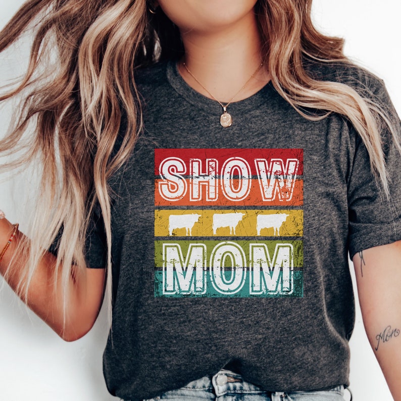 Cow Show Mom Shirt, Cow Show Shirt, Livestock Mom Shirt, 4-H Mom Shirt ...