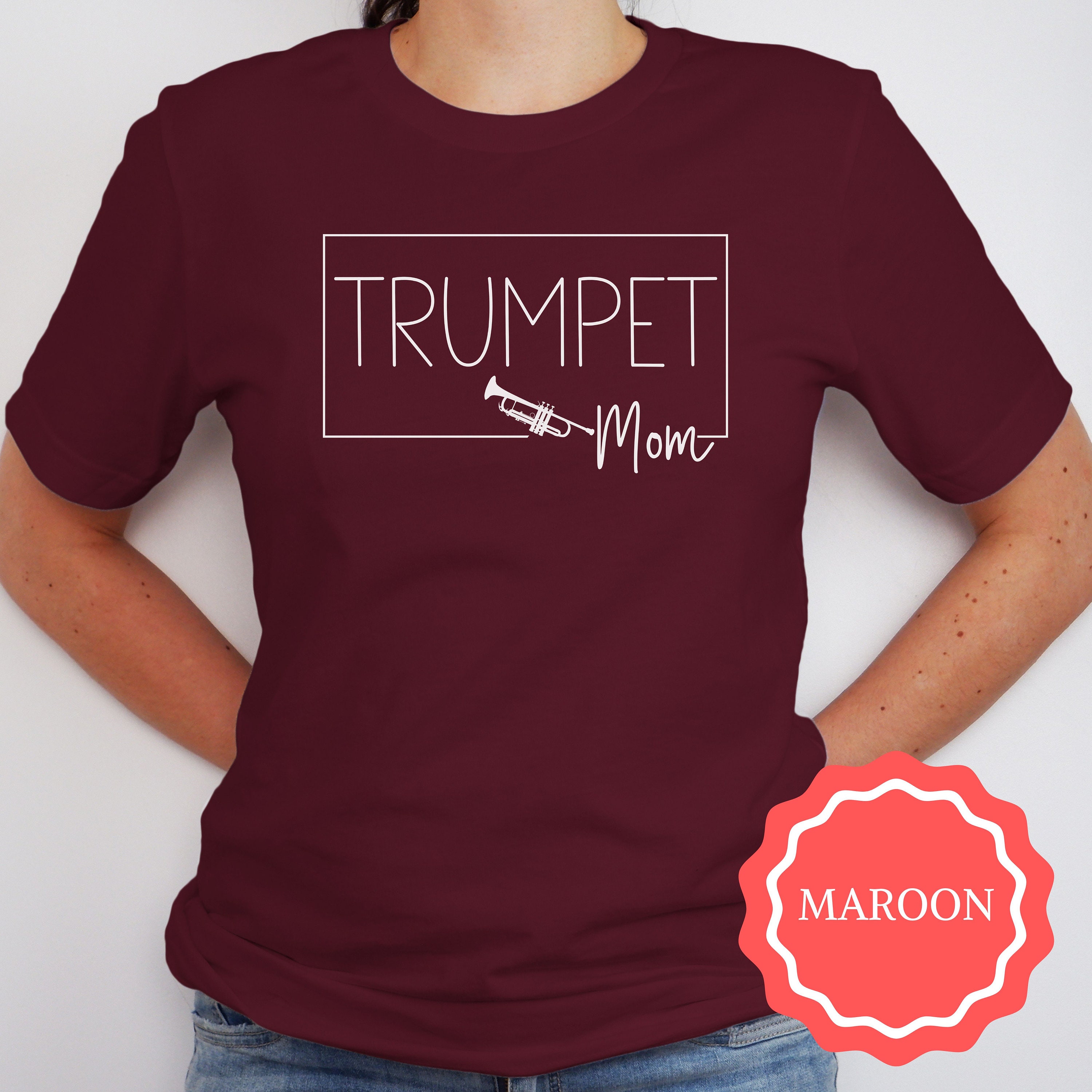 Trumpet Mom Shirt, Trumpet Mama Tee, Band Shirt for Women, Music Mom ...
