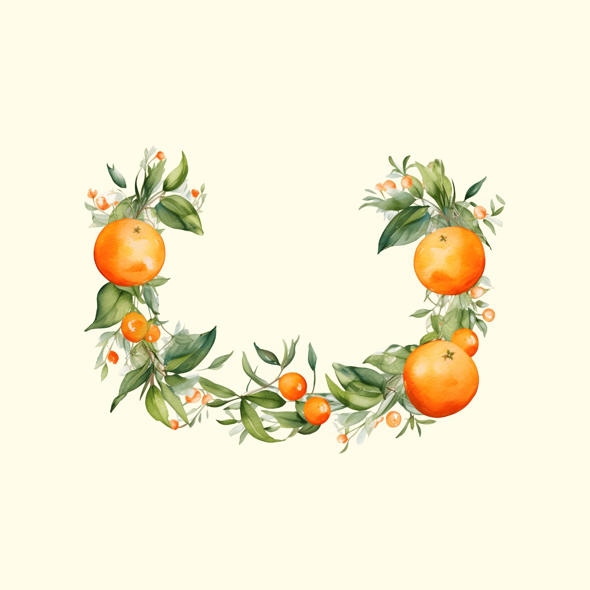 Oranges Watercolor Clipart Bundle 5 PNG Images Transparent - Etsy