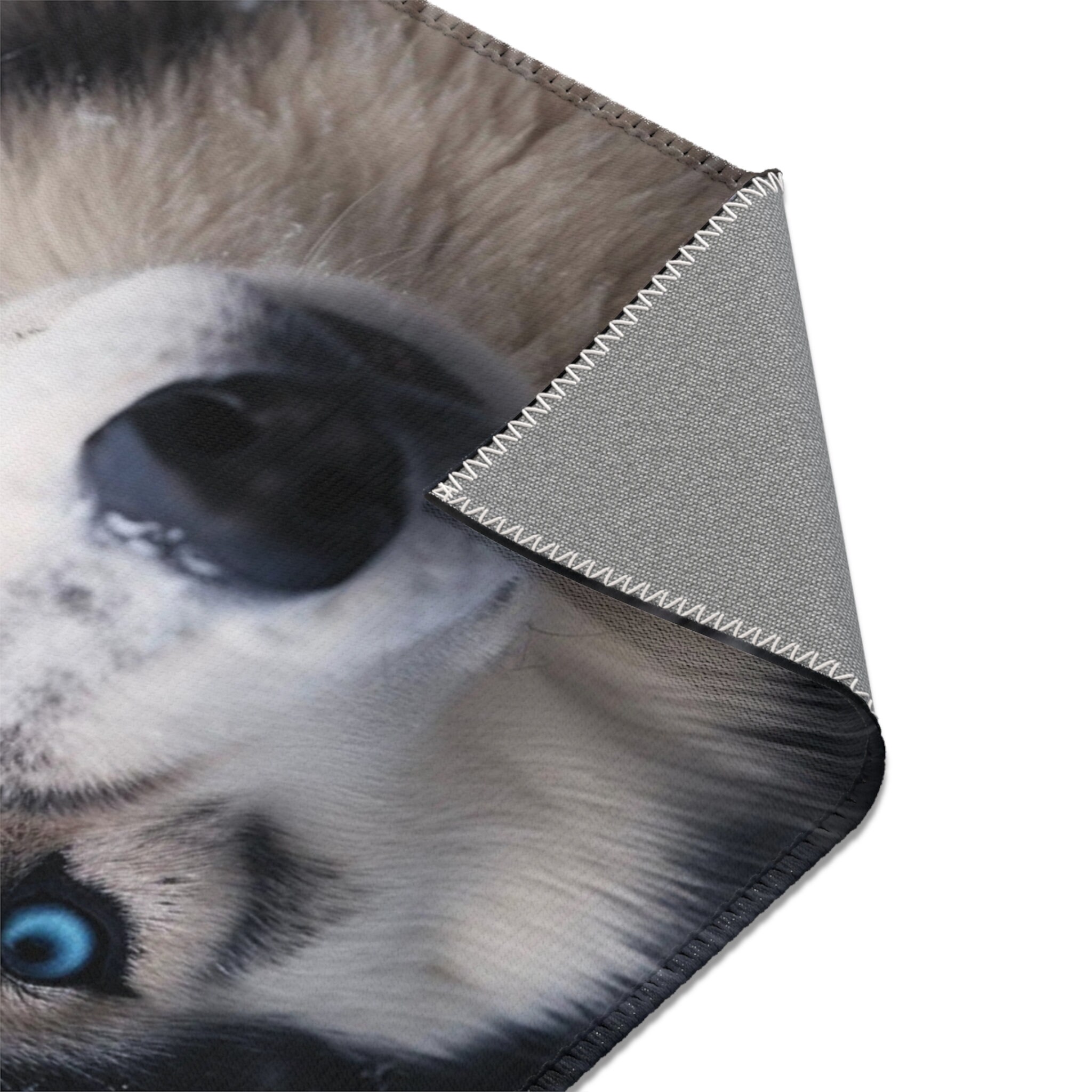 Siberian Husky Area Rug professional Artwork. - Etsy
