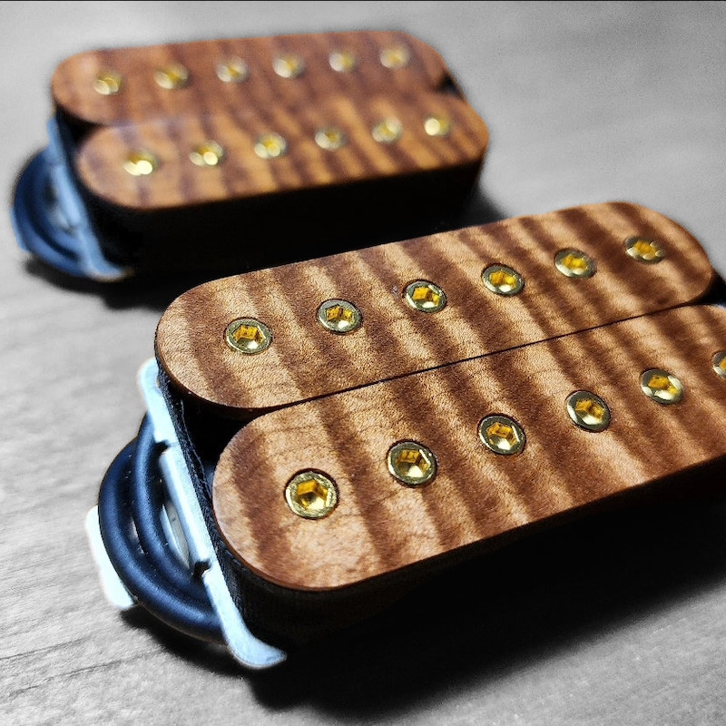 Wood Humbucker Pickup Rings - Etsy