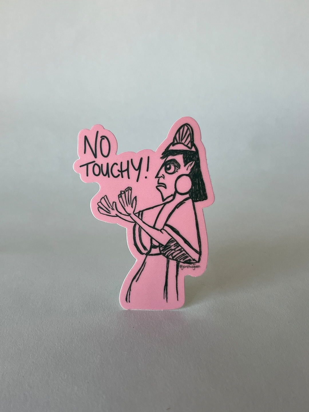 No Touchy Sticker - Etsy