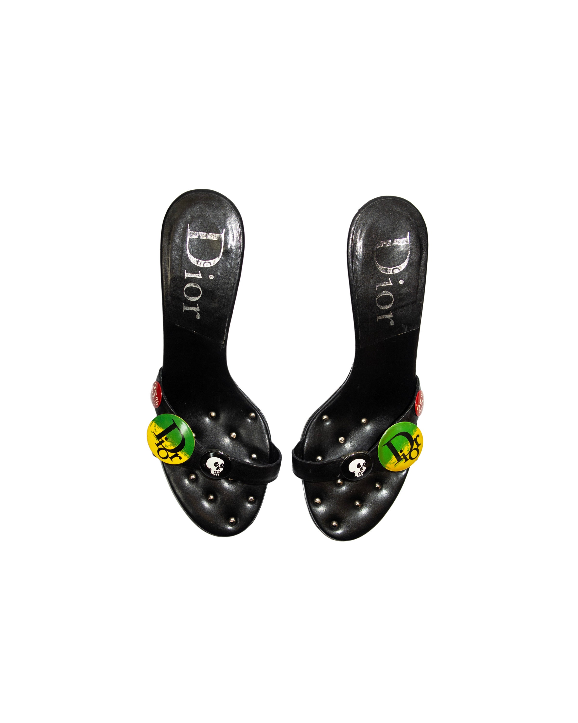 Christian Dior by John Galliano S/S 2003 Victim Heels Size 37. Lapel ...