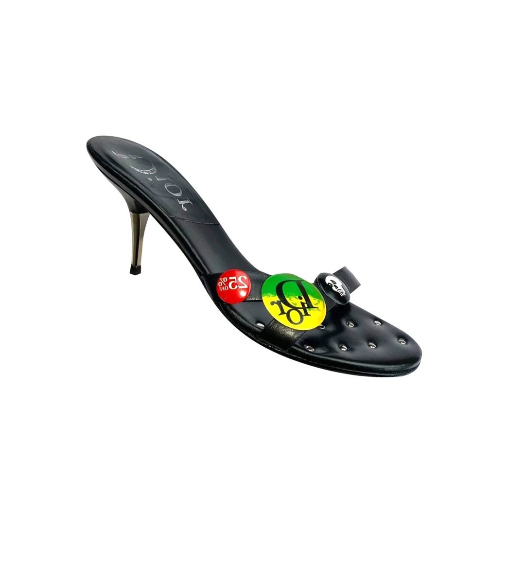 Christian Dior by John Galliano S/S 2003 Victim Heels Size 37. Lapel ...