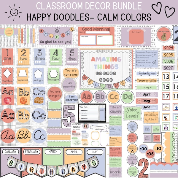 Classroom Decor Bundle - Etsy