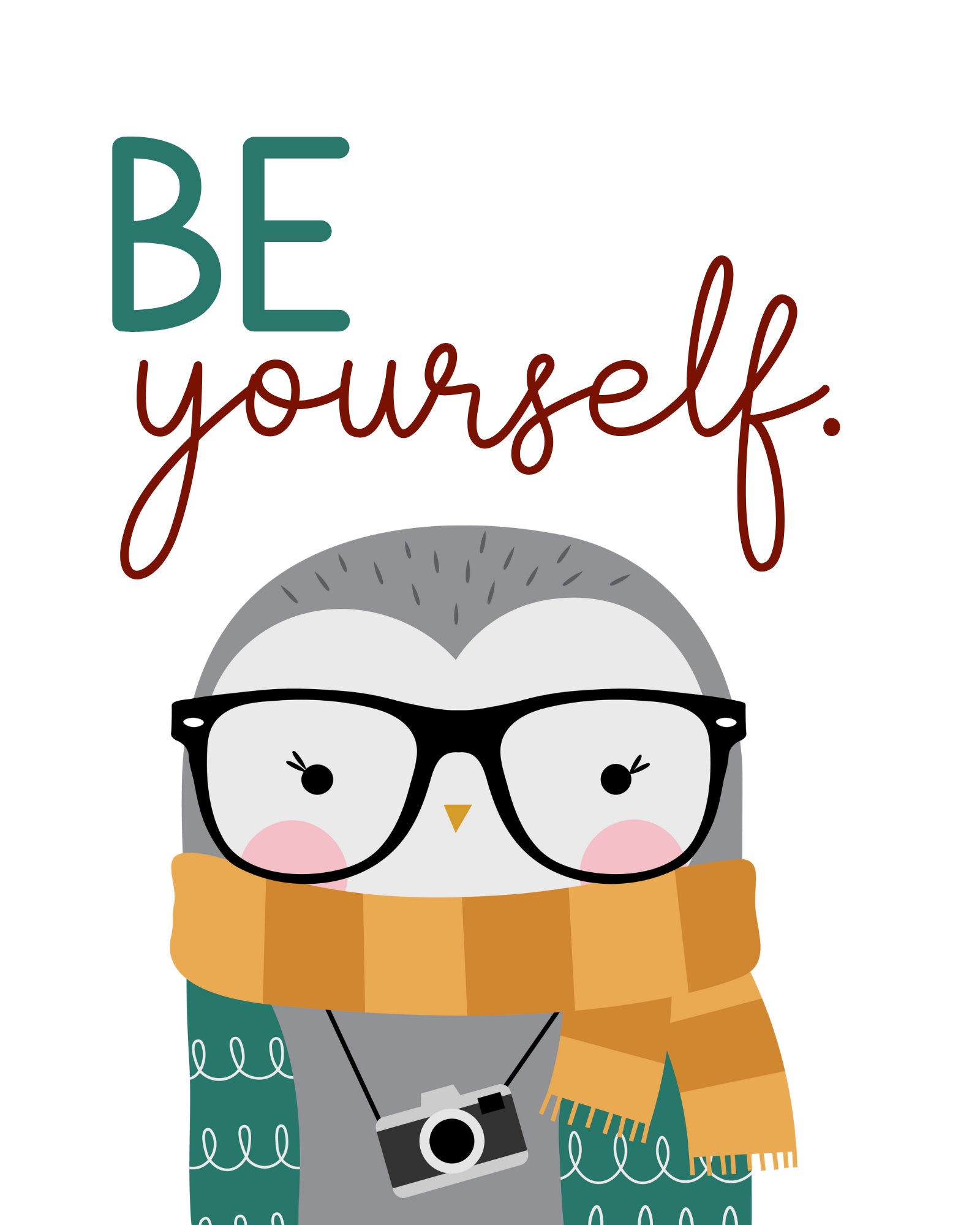 25 Affirmation Printables for Kids HIPSTER Woodland Animal - Etsy