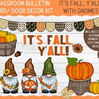 Fall Forest Animals Bulletin Board Kit (digital Download) - Etsy Canada