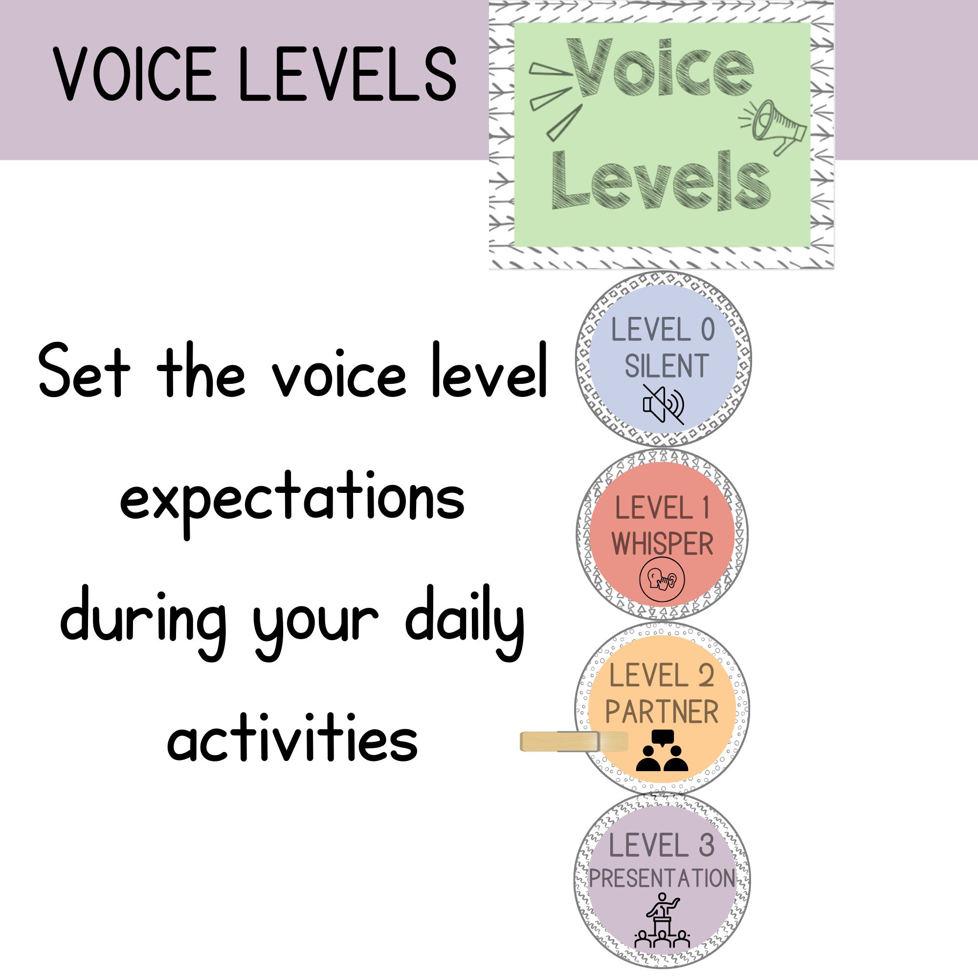 Classroom Management Decor: CHAMPS, Clip Chart, Hand Signals (digital ...