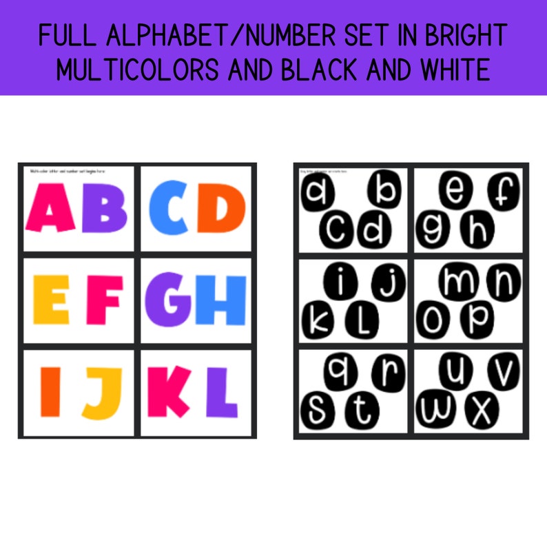 Basic Classroom Decor Set- Happy Doodles Bright Colors- Welcome Banner ...