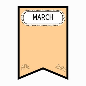 Birthday Board Display for Classroom- Calm Colors Happy Doodles ...