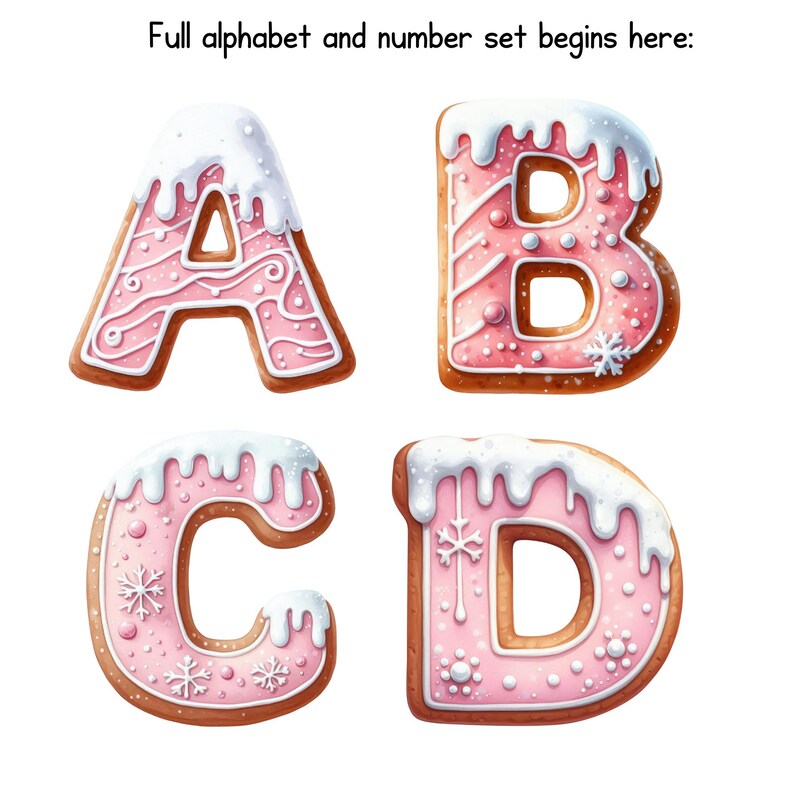 Pink Gingerbread Christmas Bulletin Board Kit (printable) - Etsy