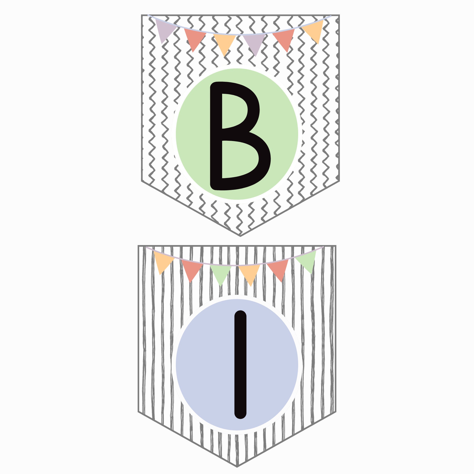 Birthday Board Display for Classroom- Calm Colors Happy Doodles ...