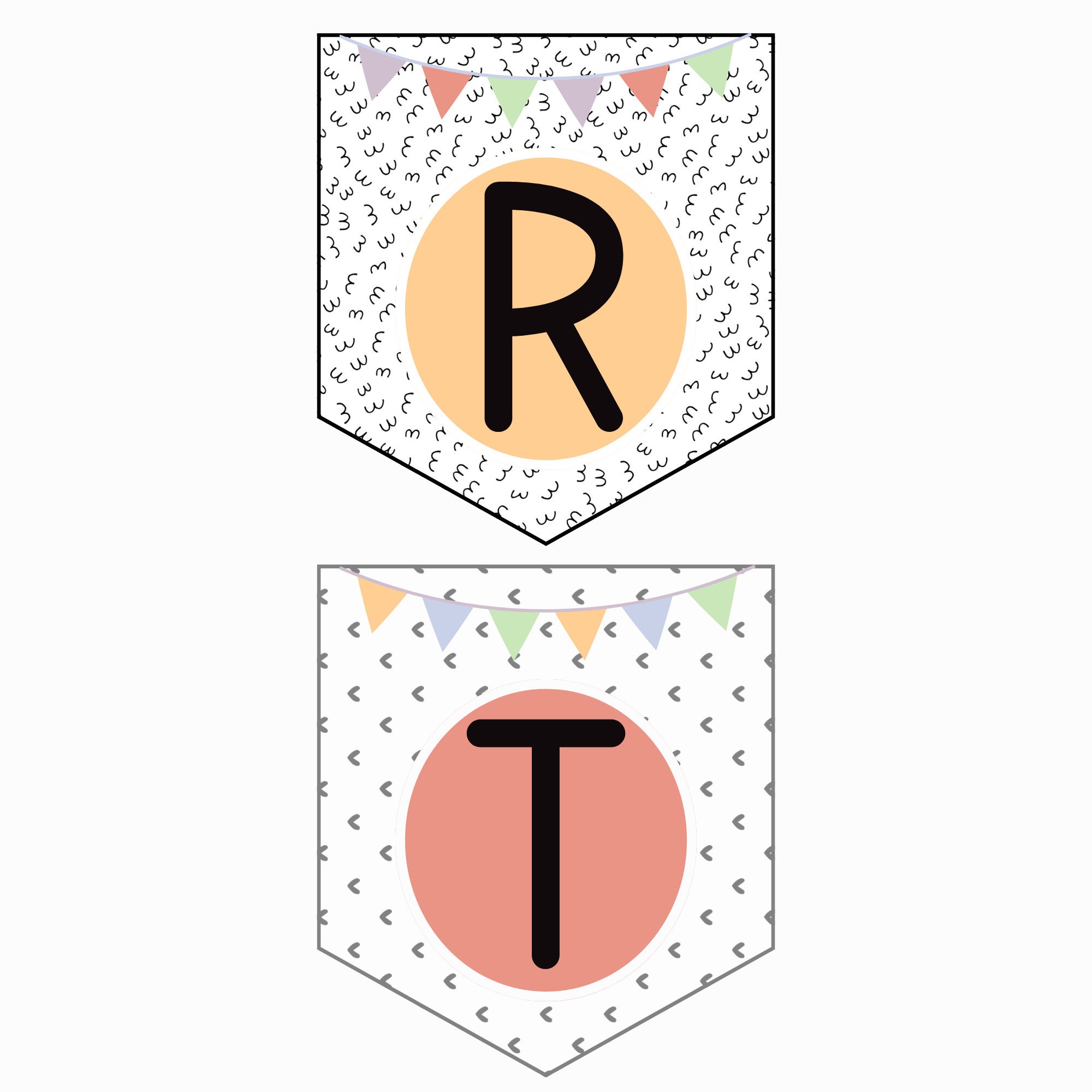 Birthday Board Display for Classroom Calm Colors Happy Doodles Printed ...