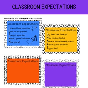 Classroom Management Decor- Display Sets for Elementary Classroom ...