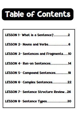Sentence Smarts: Grammar Activities for Upper Elementary - Etsy