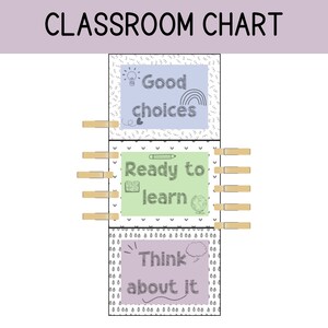 Classroom Management Decor: CHAMPS, Clip Chart, Hand Signals (digital ...