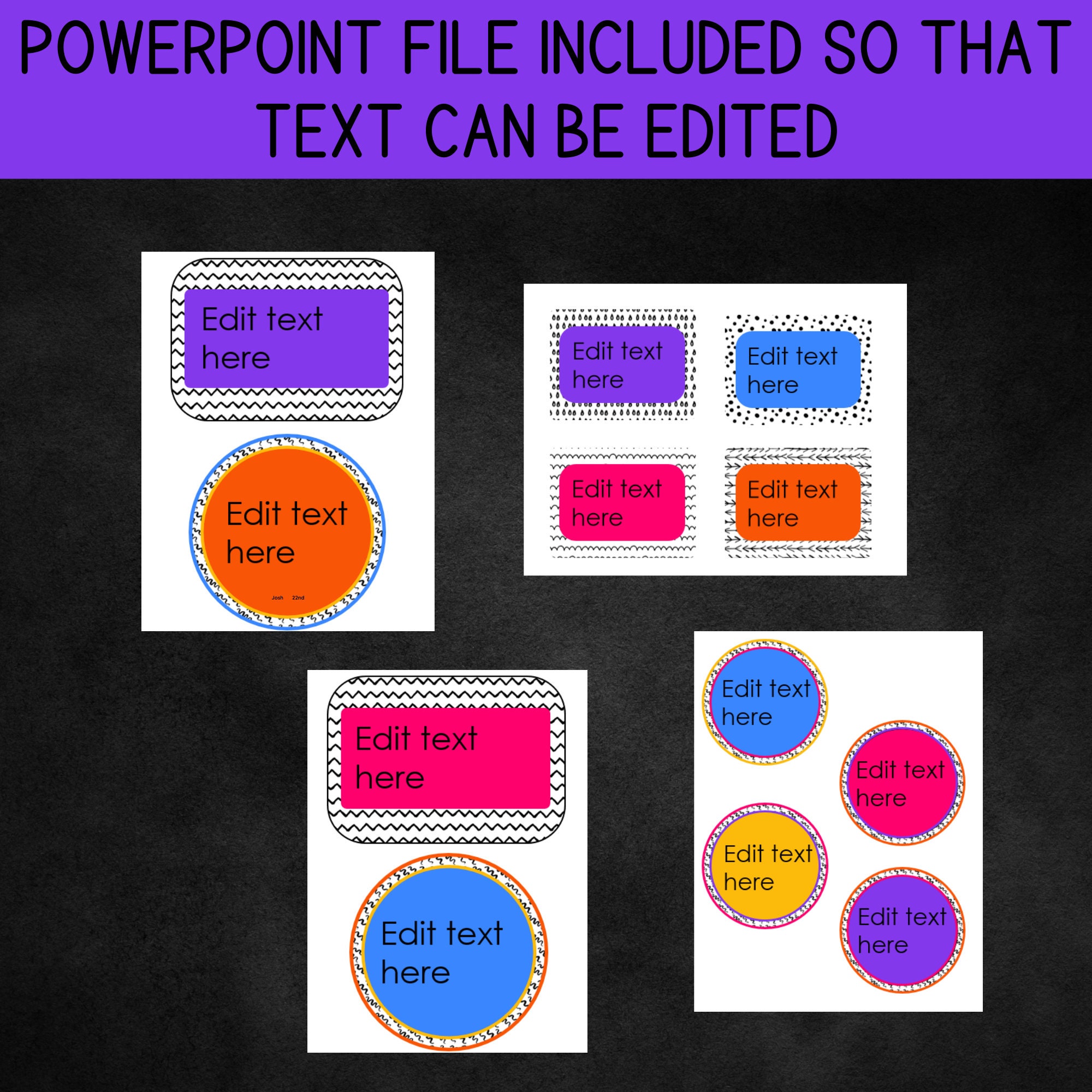 Classroom Affirmation Station Set: Happy Doodles, Bright Colors ...