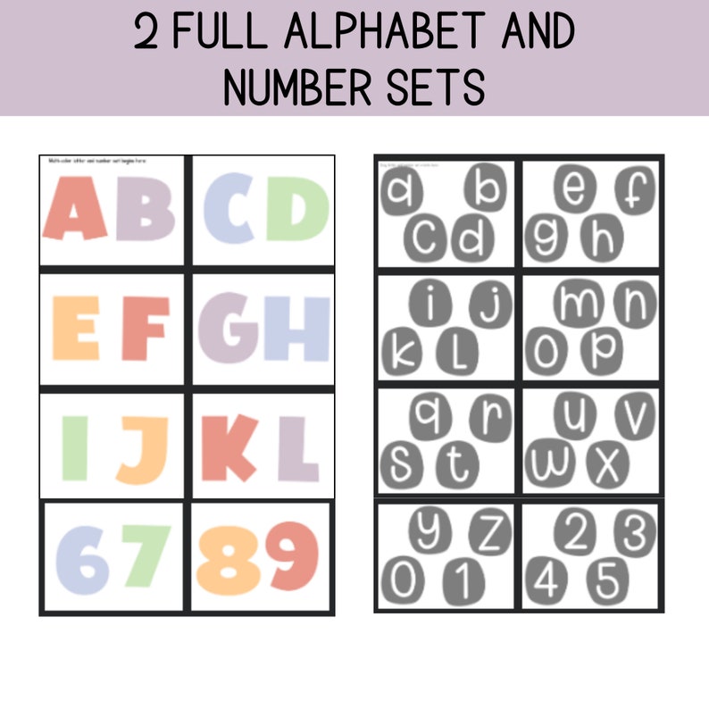 Doodle Classroom Decor Set: Welcome Banner, Borders, Alphabet (digital ...